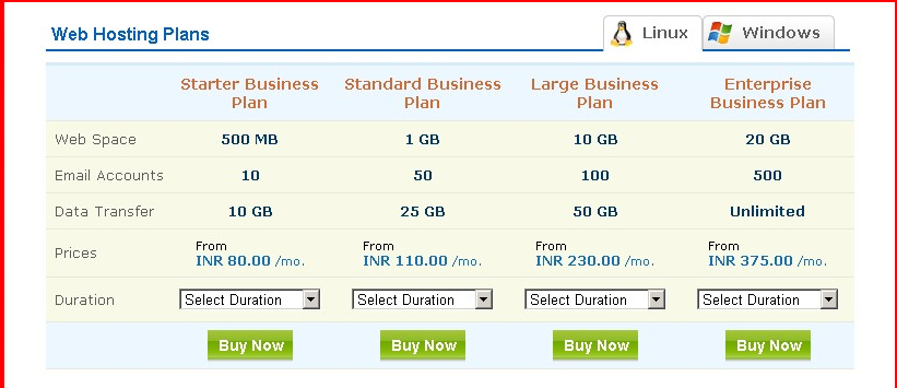 Low cost Linux Hosting Plans launched
